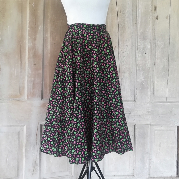 Vintage | Skirts | Vintage Handmade Chicken Full Circle Skirt | Poshmark